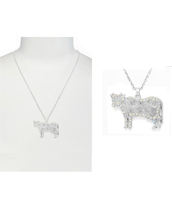 Farm Animal Cow Necklace