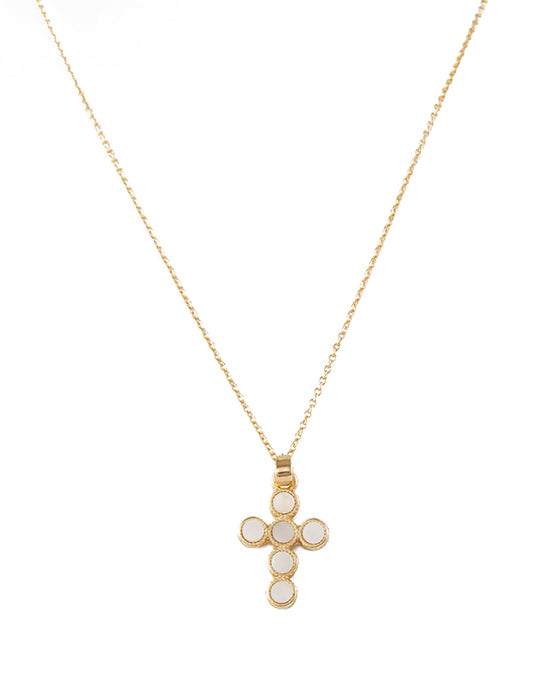 Shell Cross Necklace
