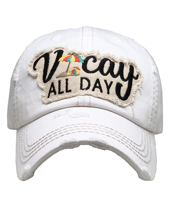 Vacay All Day Vintage Ball Cap