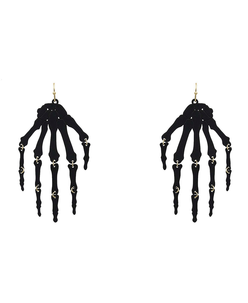 Skeleton Hand Earring - 3.0"